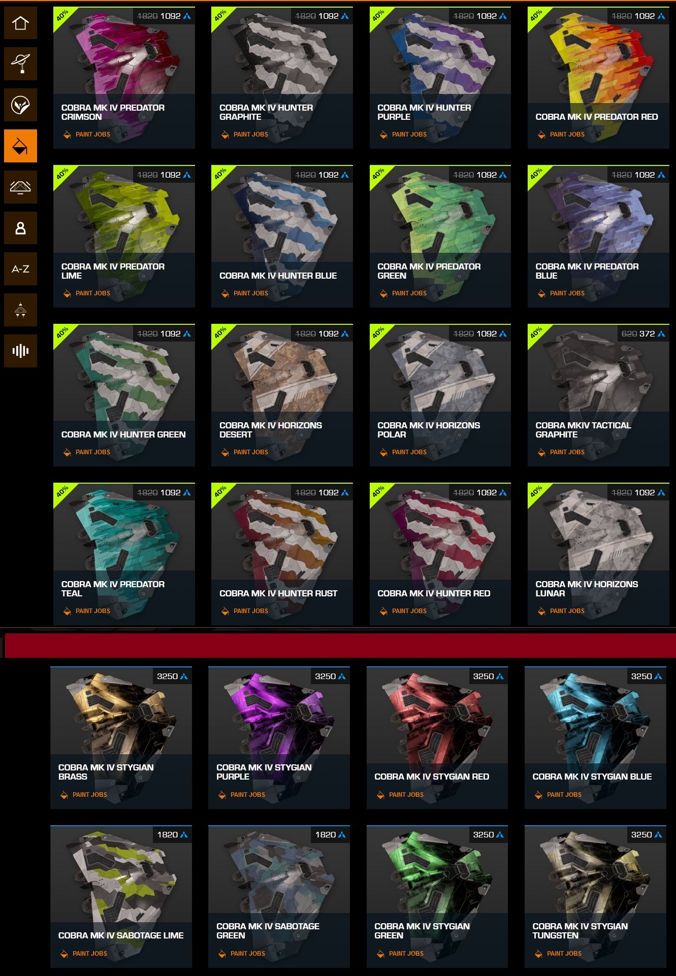 Whatever happened to the Cobra MK IV's Stygian paint jobs? | Page 2 ... Whatever happened to the Cobra MK IV's Stygian paint jobs? | Page 2 ...